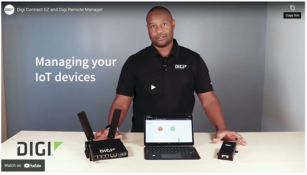 Video demonstrates features of Digi Remote Manager - 26 April 2022 ...